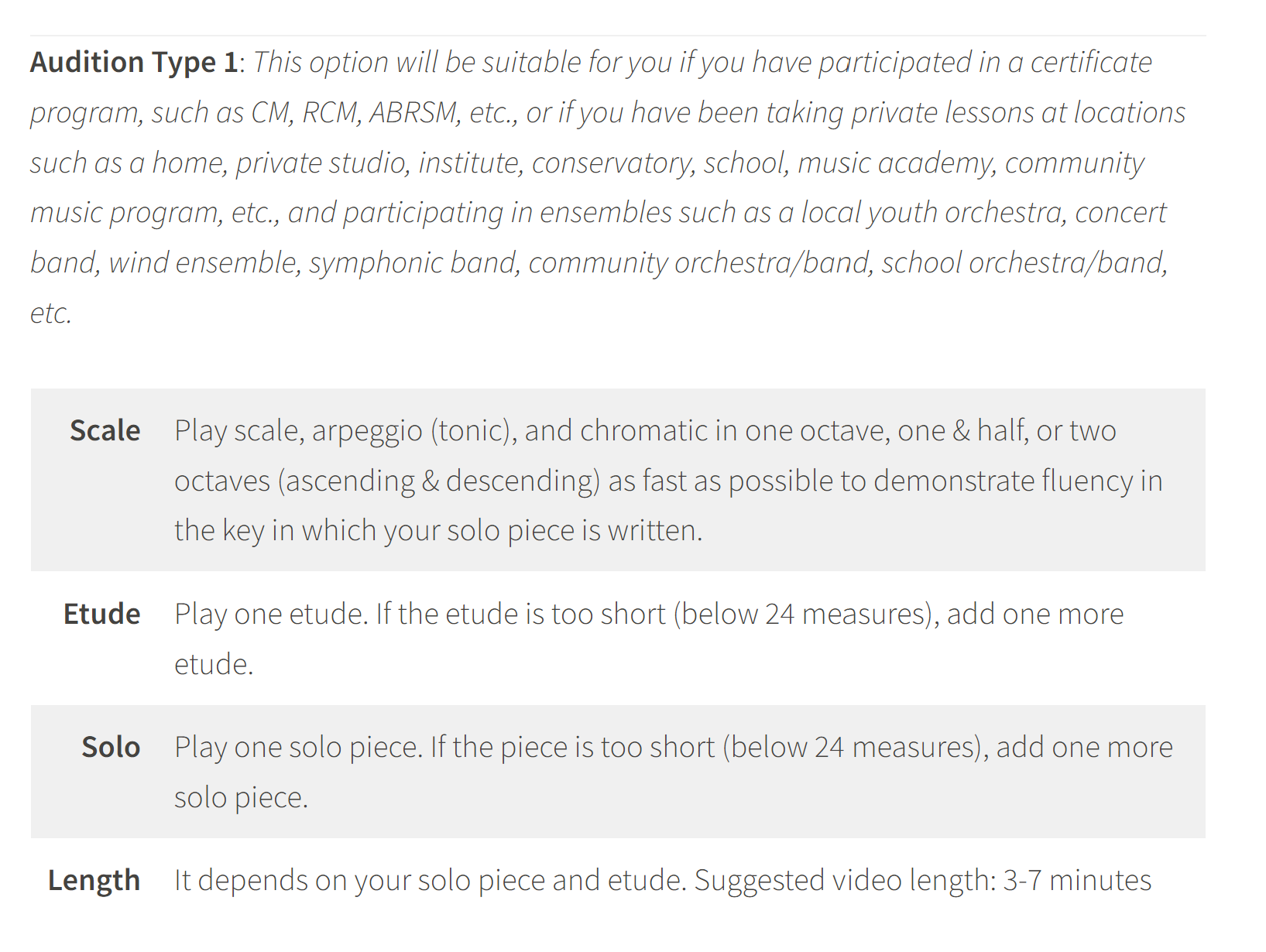 LAYPOB AUDITION, LEVEL 1 – ADVANCED – CWR Music Services